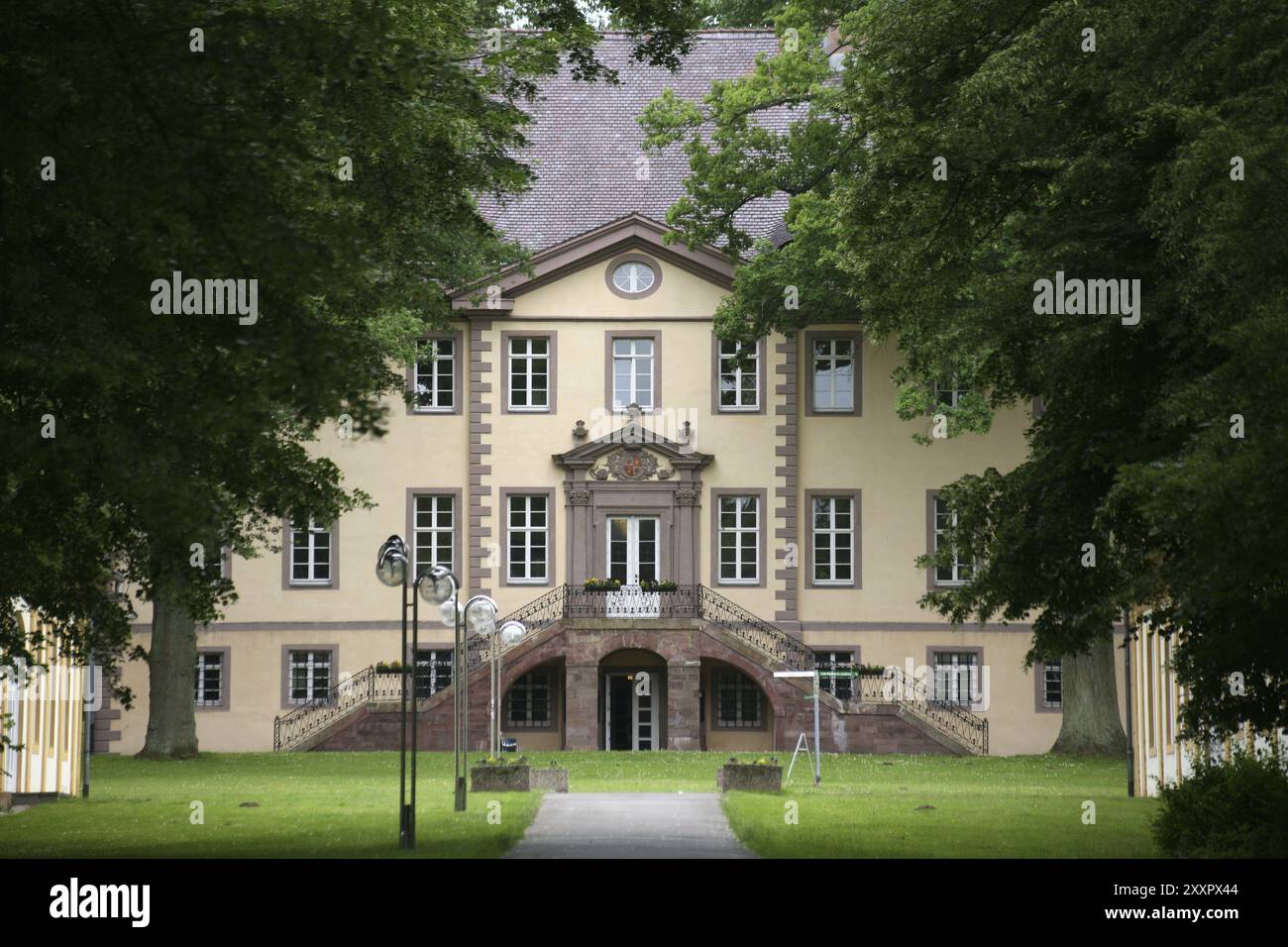 Simple baroque building in the Lippe region Stock Photo - Alamy