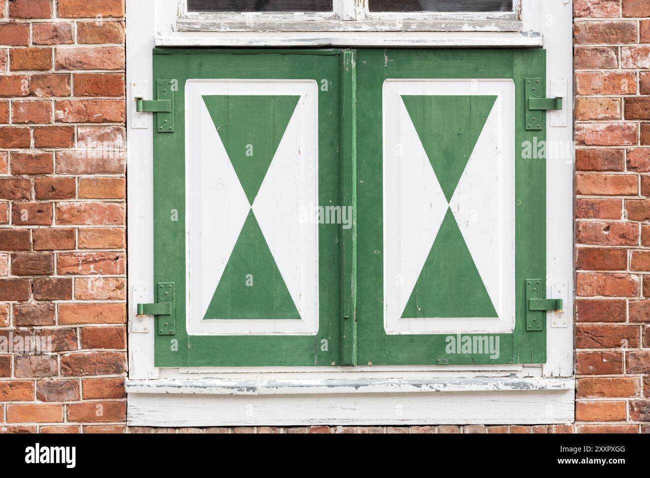 Window on a brick house, Dutch Stock Photo - Alamy