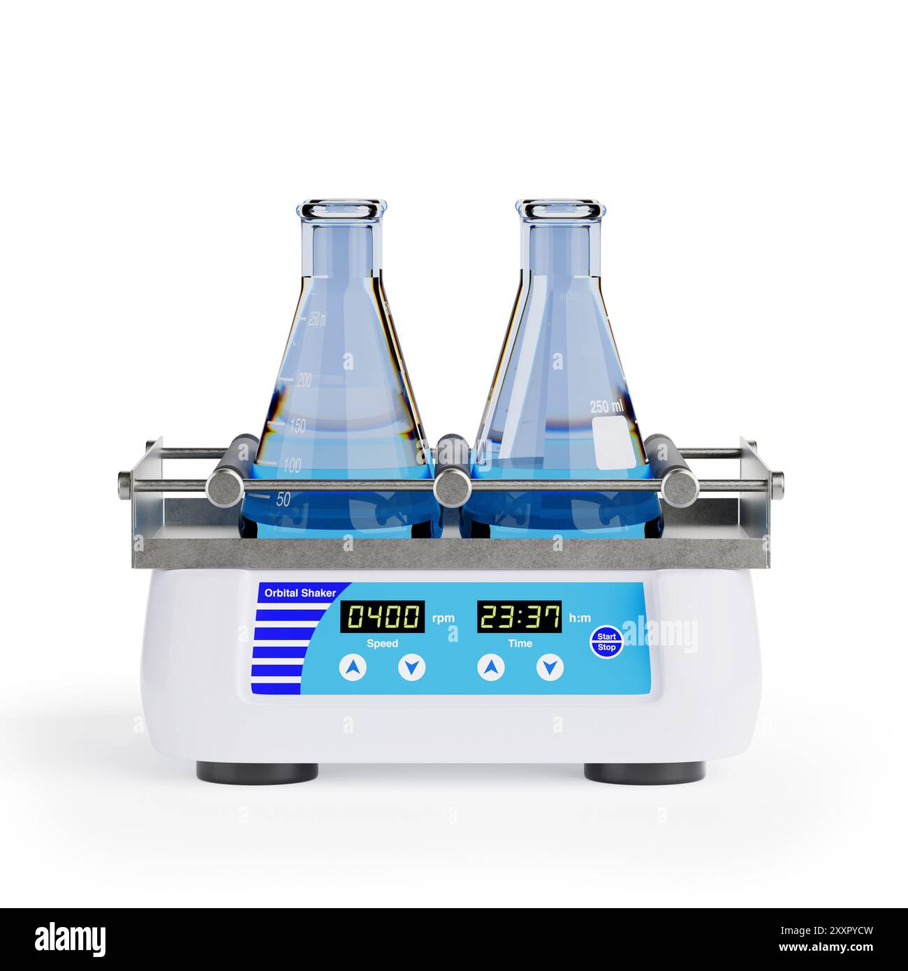 Laboratory Research Equipment Concept. White Orbital Lab Shaker with ...