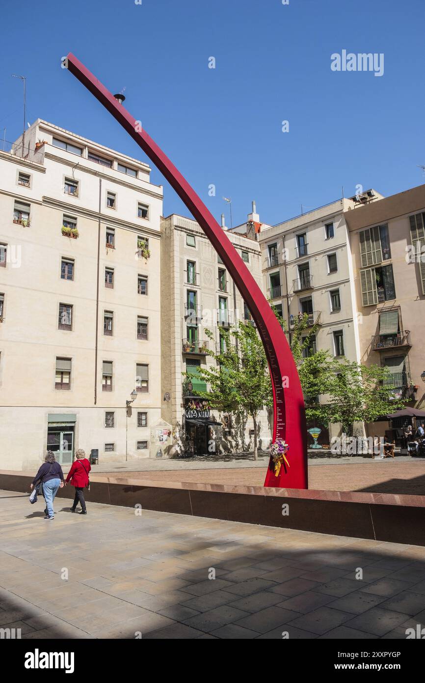 The Memorial Fossar de les Moreres for fallen soldiers in the War of ...