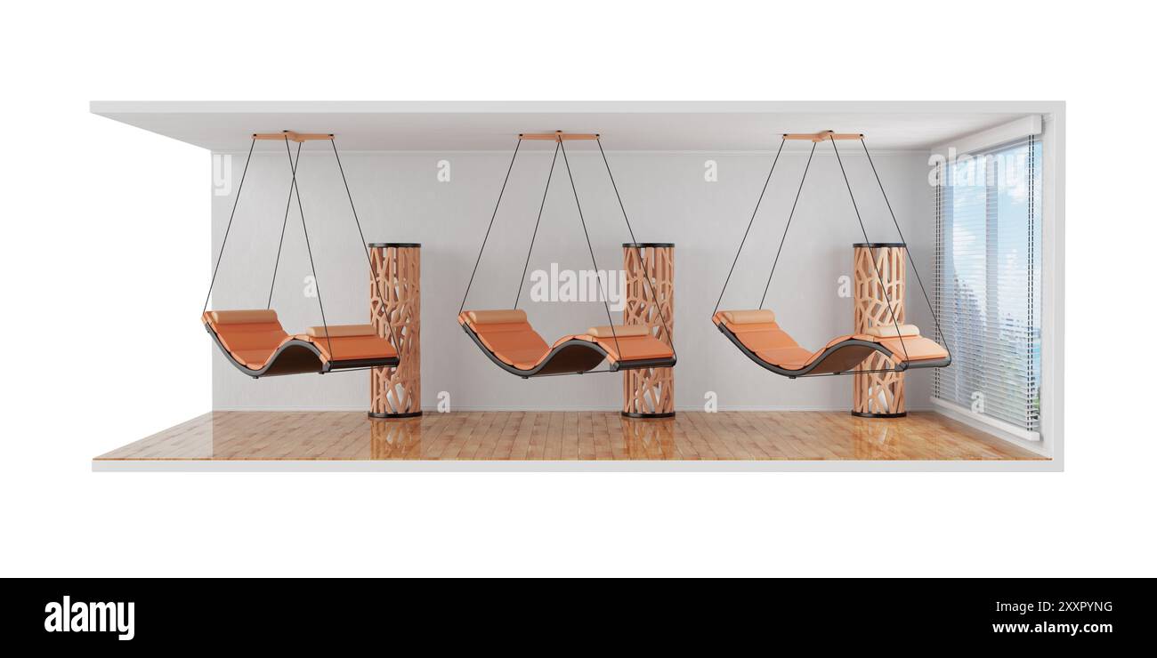 Swing Float Chair Hammock Hanged on a Ropes in for a Therapy Recovery ...