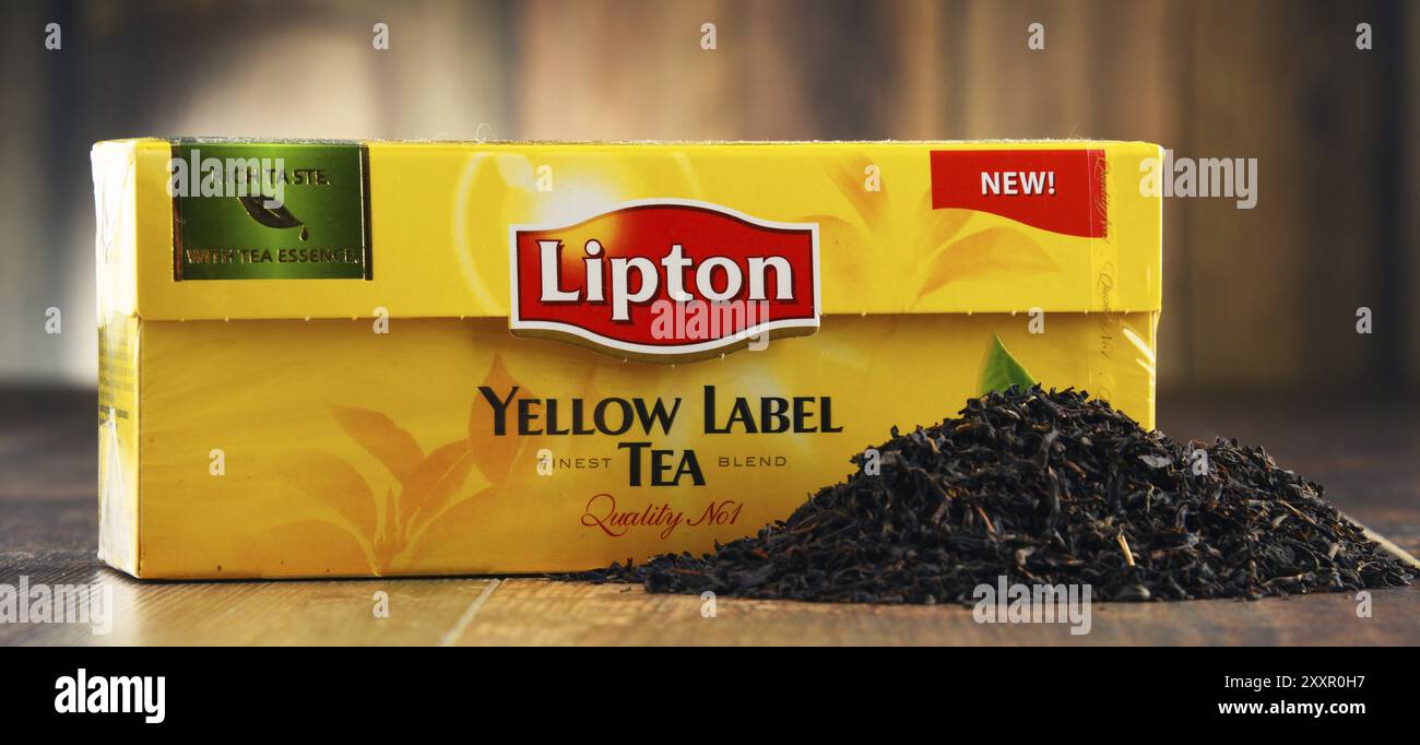 Lipton Yellow Label is a famous brand of tea produced by Lipton since ...