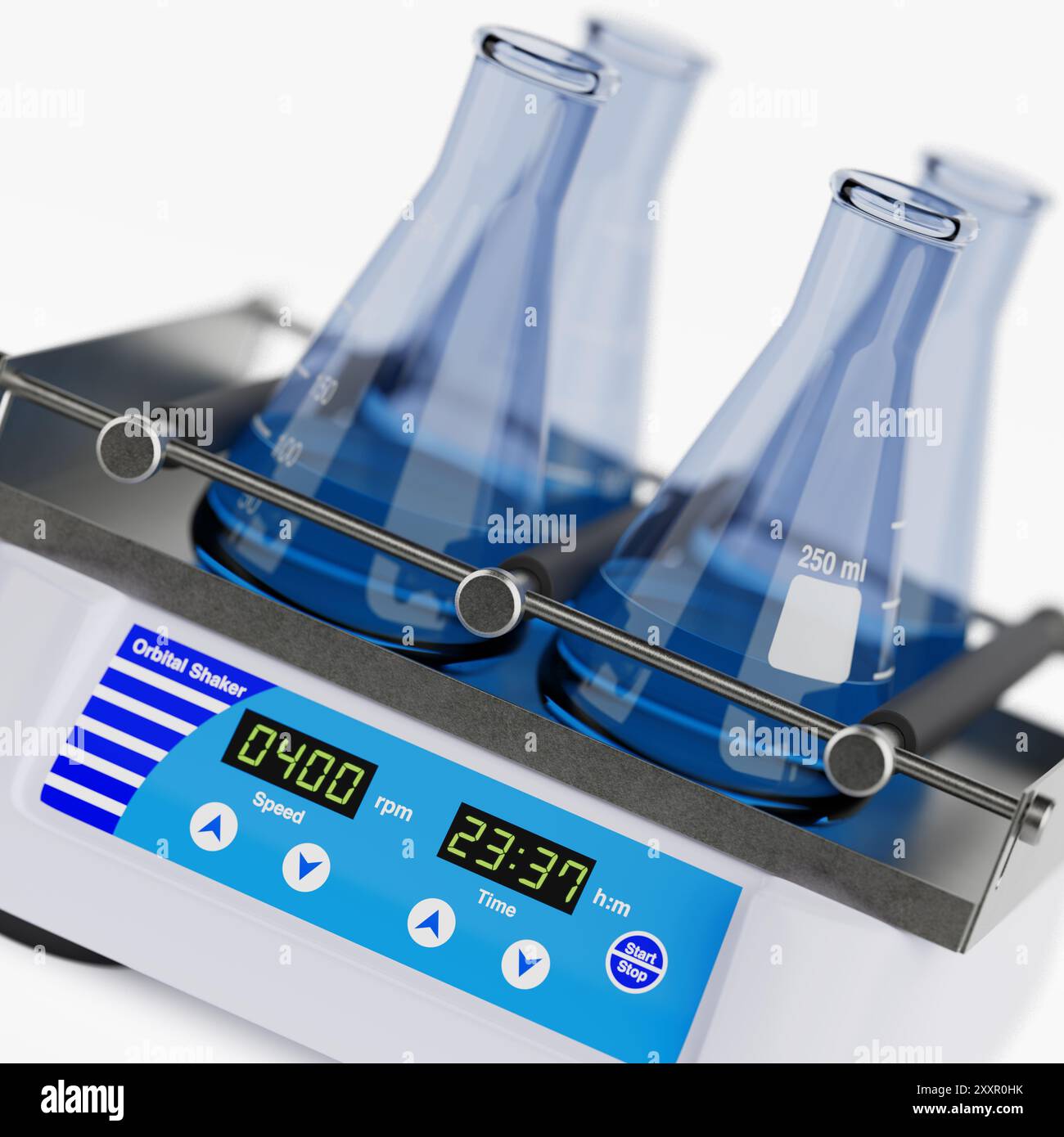 Laboratory Research Equipment Concept. White Orbital Lab Shaker with ...