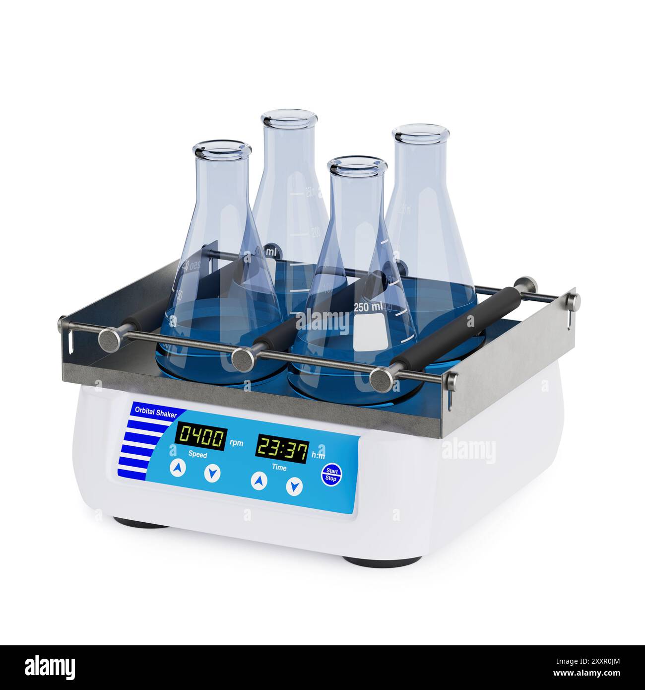 Laboratory Research Equipment Concept. White Orbital Lab Shaker with ...