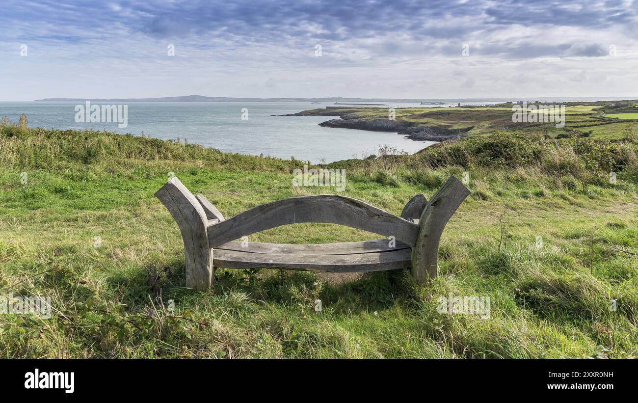 Landscape between Holyhead Breakwater Country Park and North Stack ...
