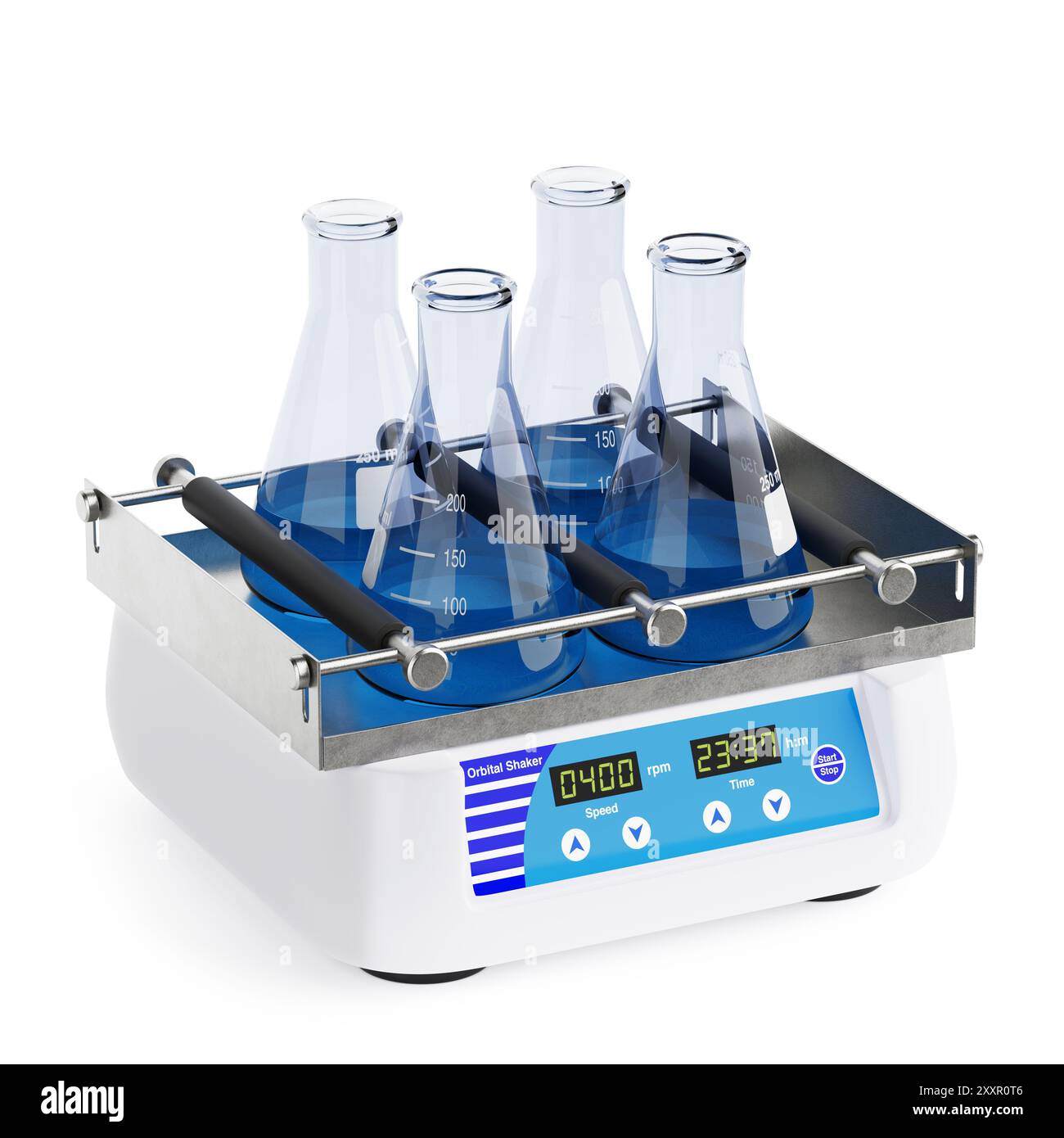 Laboratory Research Equipment Concept. White Orbital Lab Shaker with ...