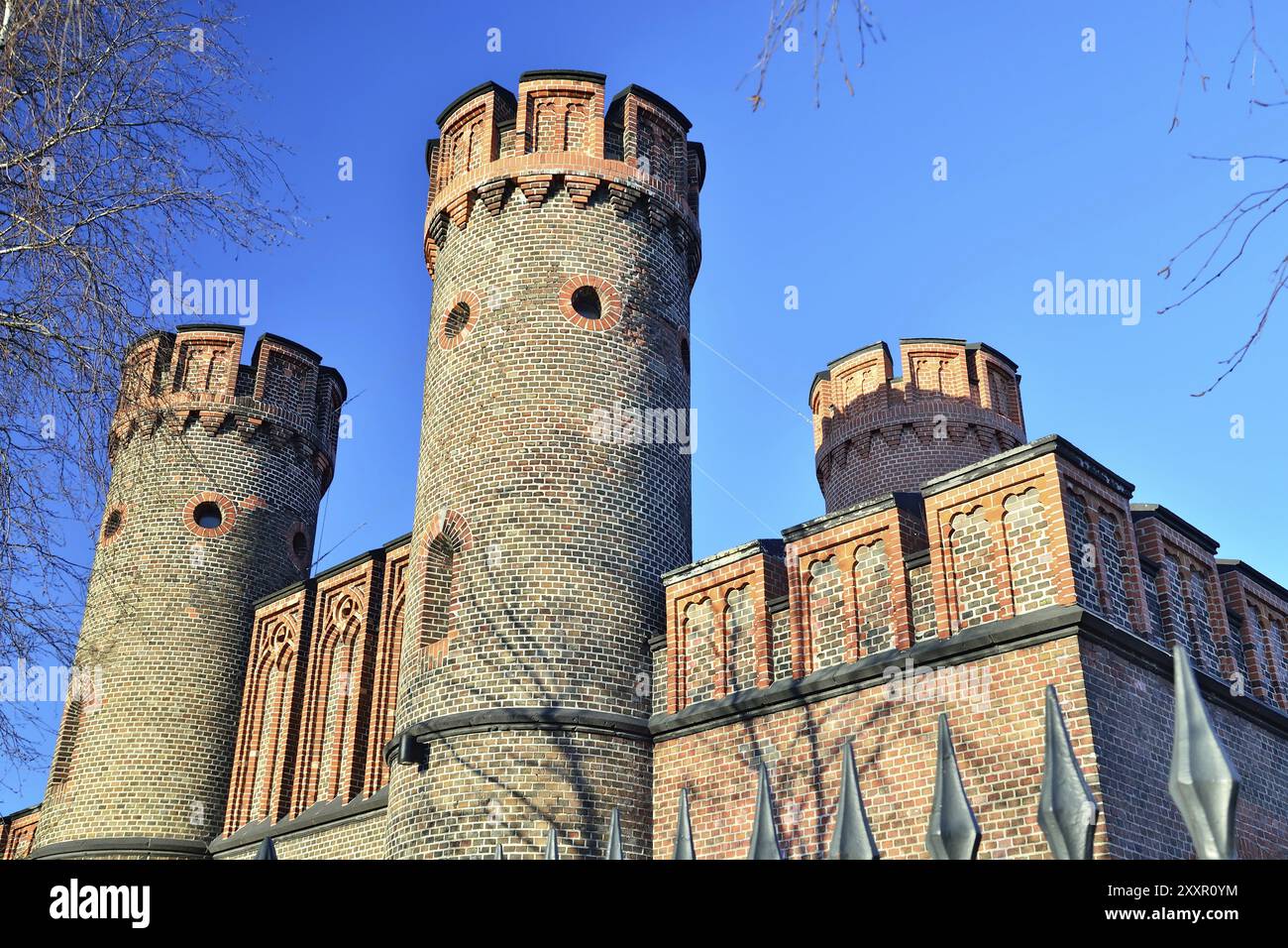 Friedrichsburg Tor, old German fortress in Koenigsberg. Kaliningrad ...