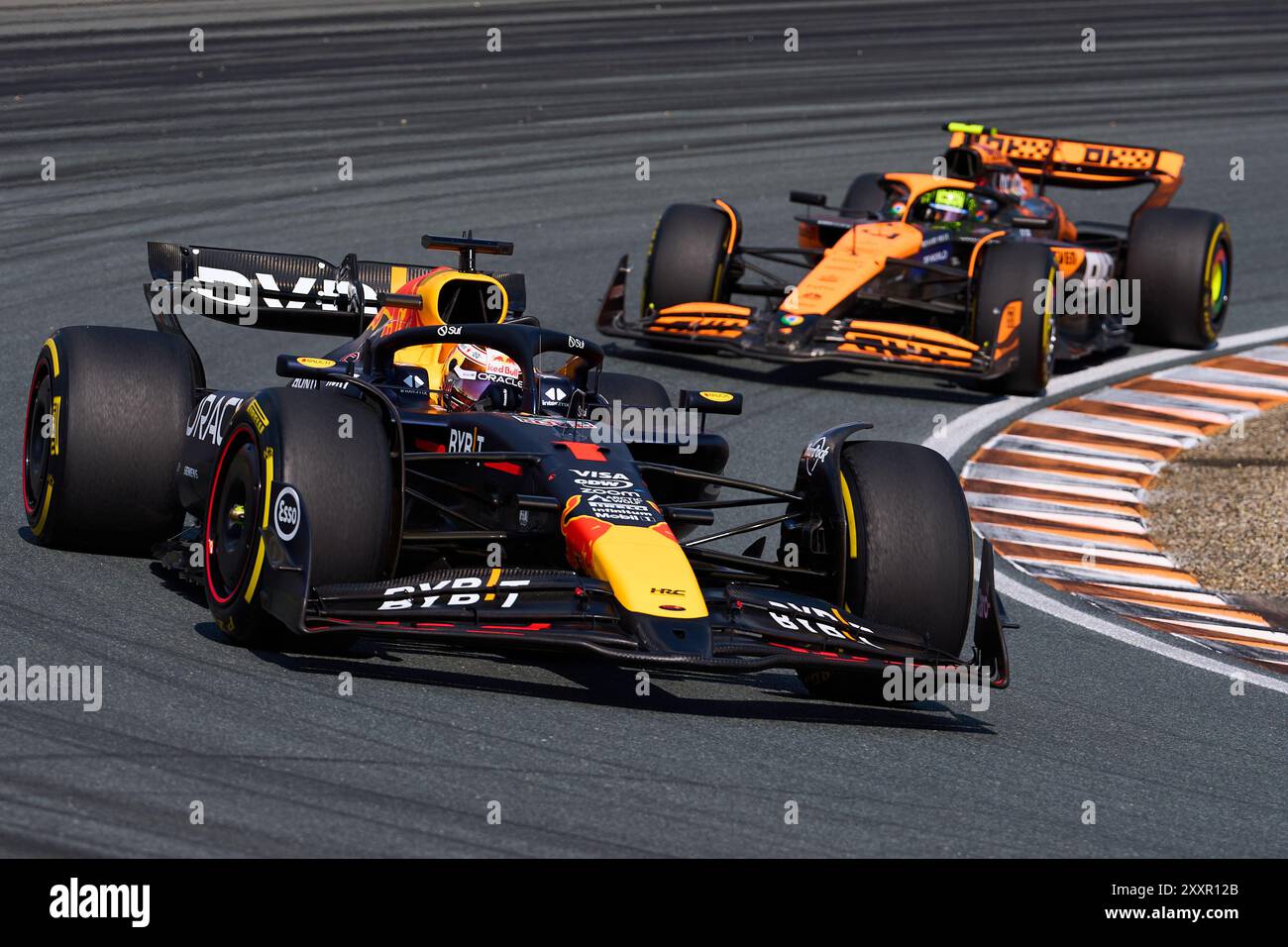 Zandvoort, Netherlands. 25th Aug, 2024. Red Bull's Dutch driver Max ...