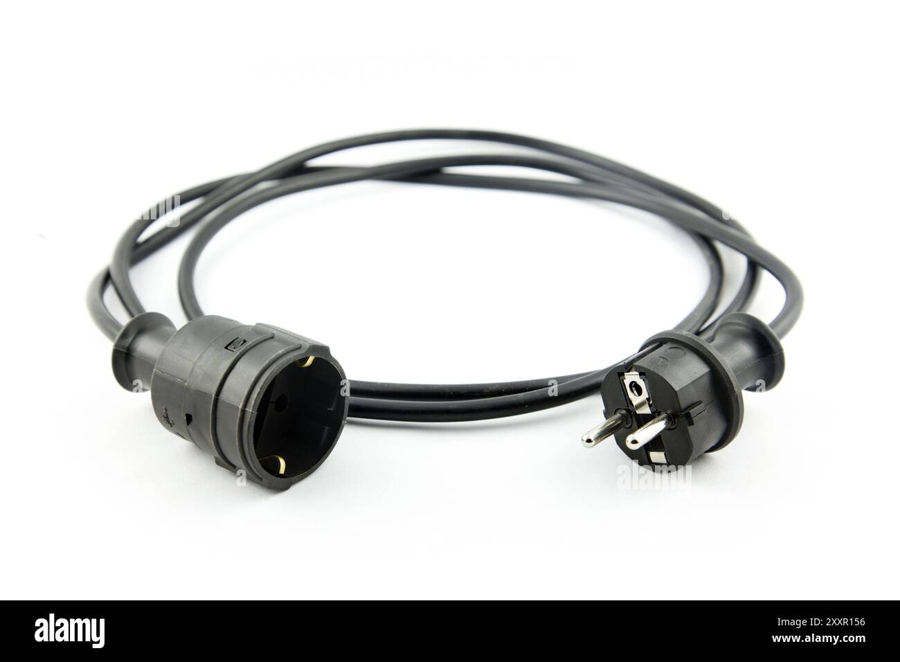 Plug and coupling of an electric extension lead, electric power cable ...