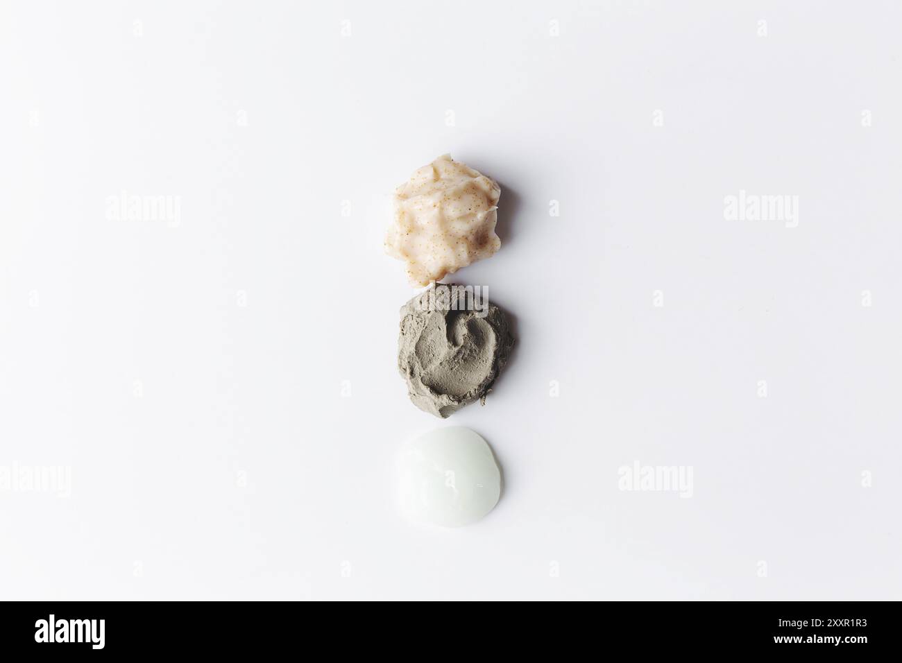 Healthy cosmetics concept with cosmetic textures and different body ...