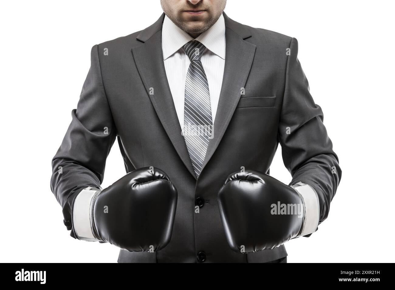 Business career and professional competition success concept ...