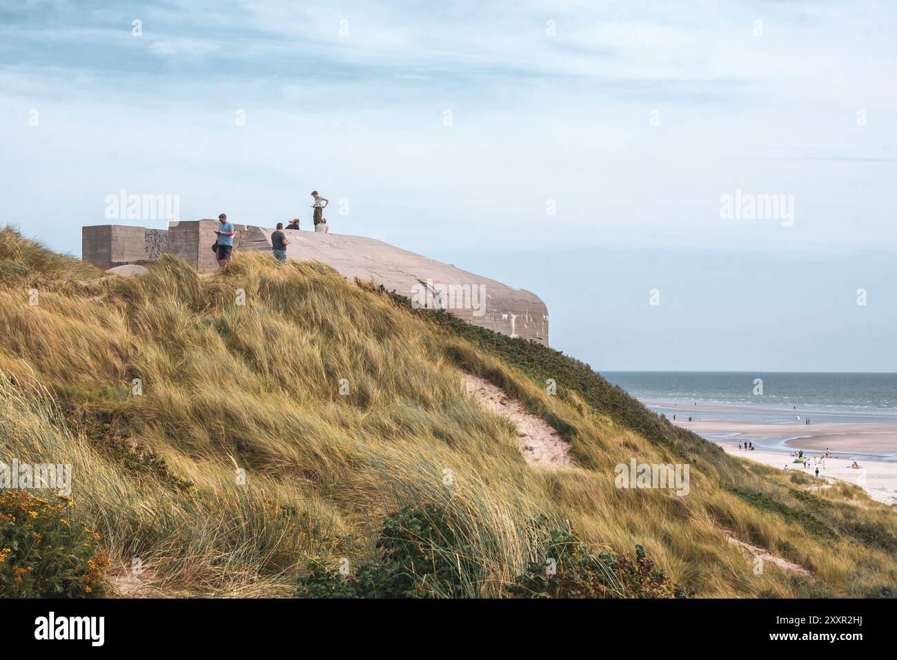 Coastal defenses built by the German Army in WWII along the west coast ...