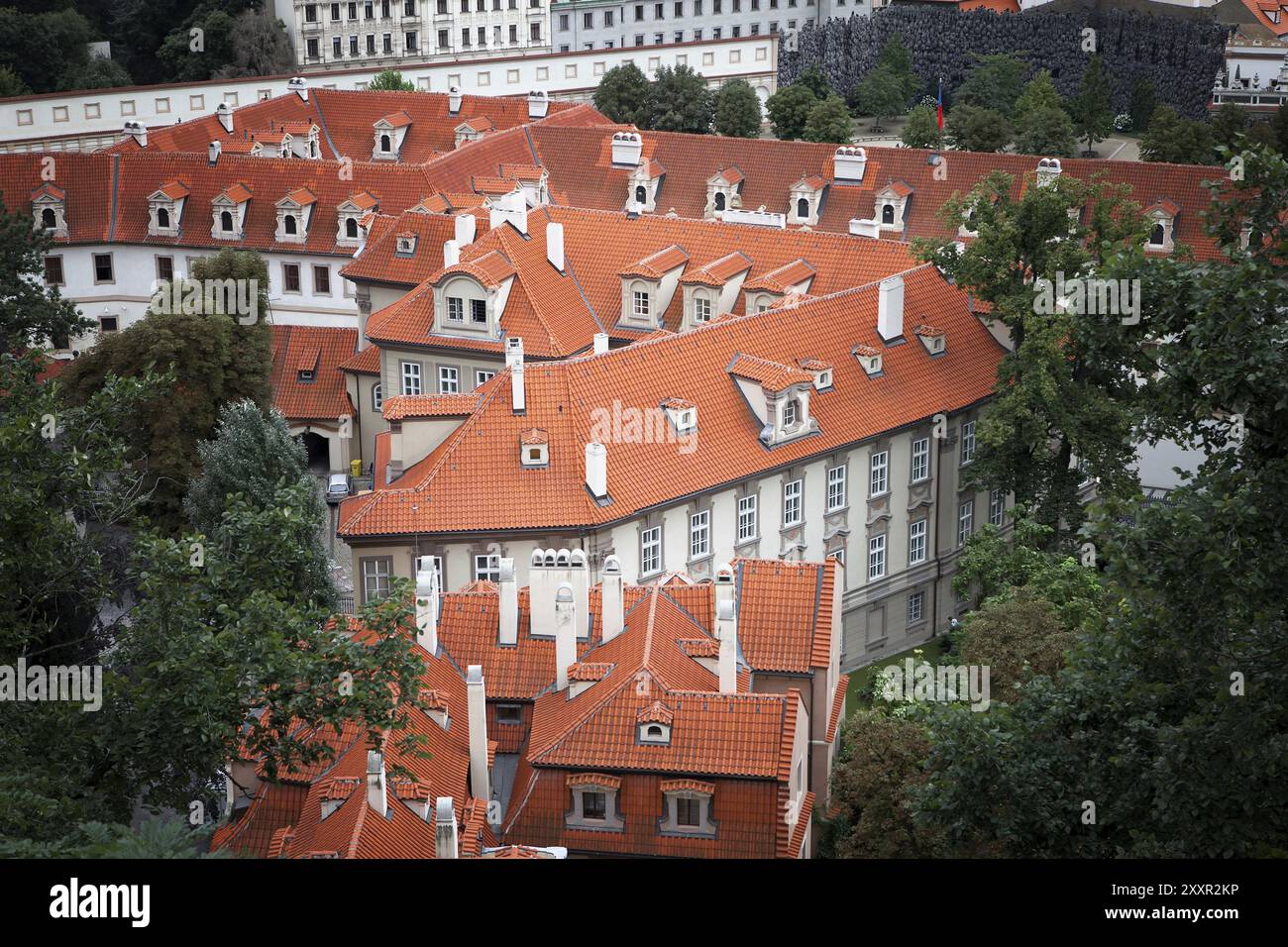 Prague roof tops overview hi-res stock photography and images - Alamy