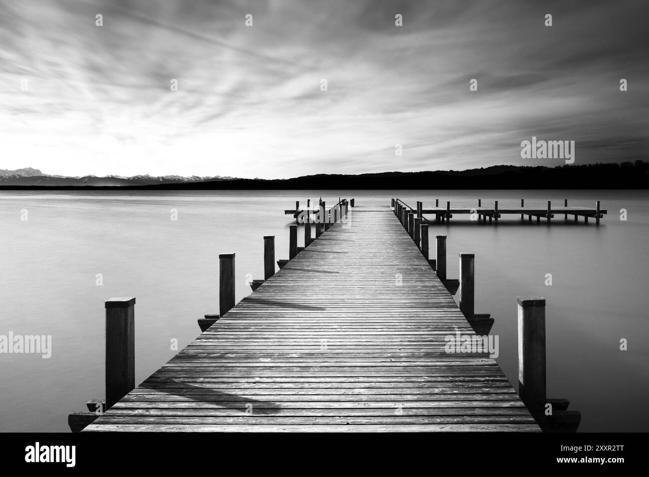 Starnberg lake Black and White Stock Photos & Images - Alamy