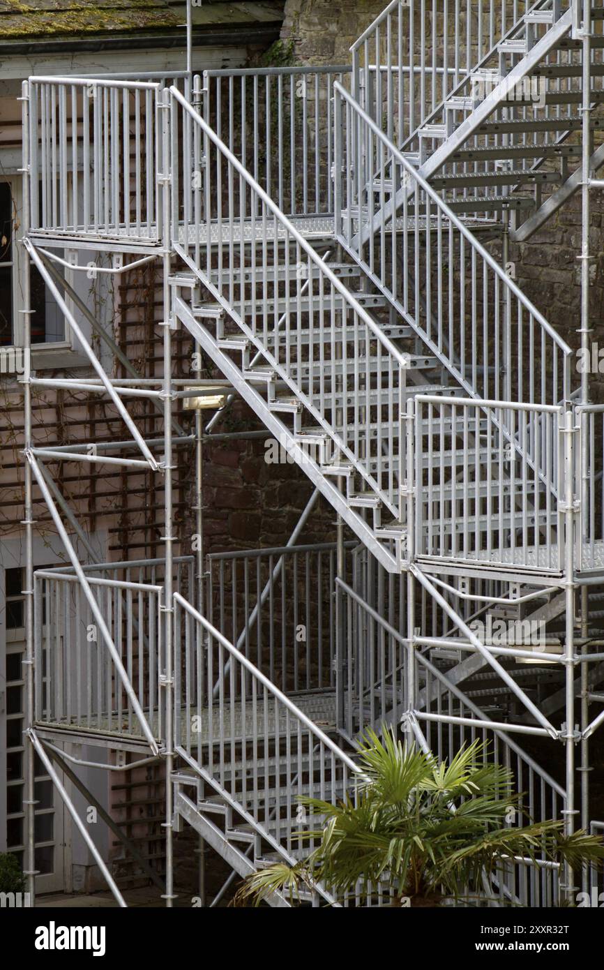 Emergency fire escape metal staircase hi-res stock photography and ...