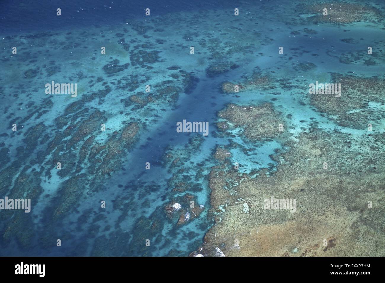 The Great Barrier Reef World Heritage Site near Port Douglas Stock ...