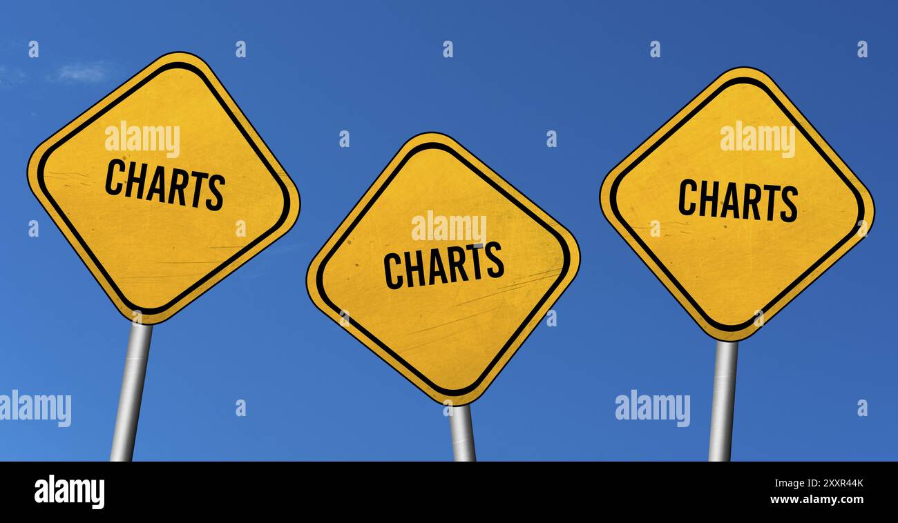 Blue charts hi-res stock photography and images - Alamy