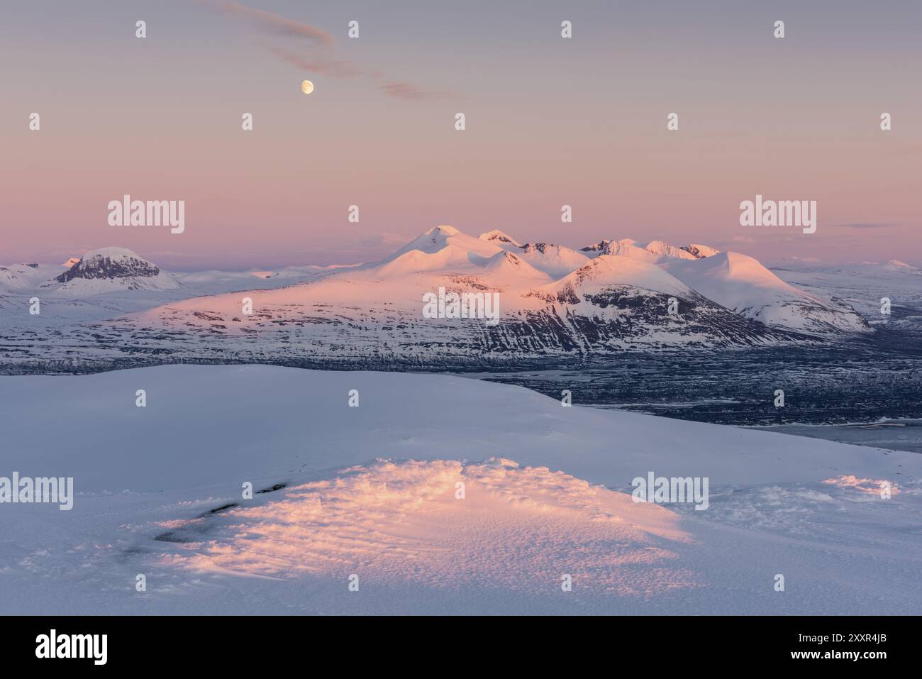 View of the Akka massif, Stora Sjoefallet National Park, Laponia World ...