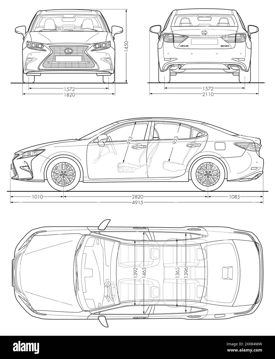 Lexus car display Stock Vector Images - Alamy