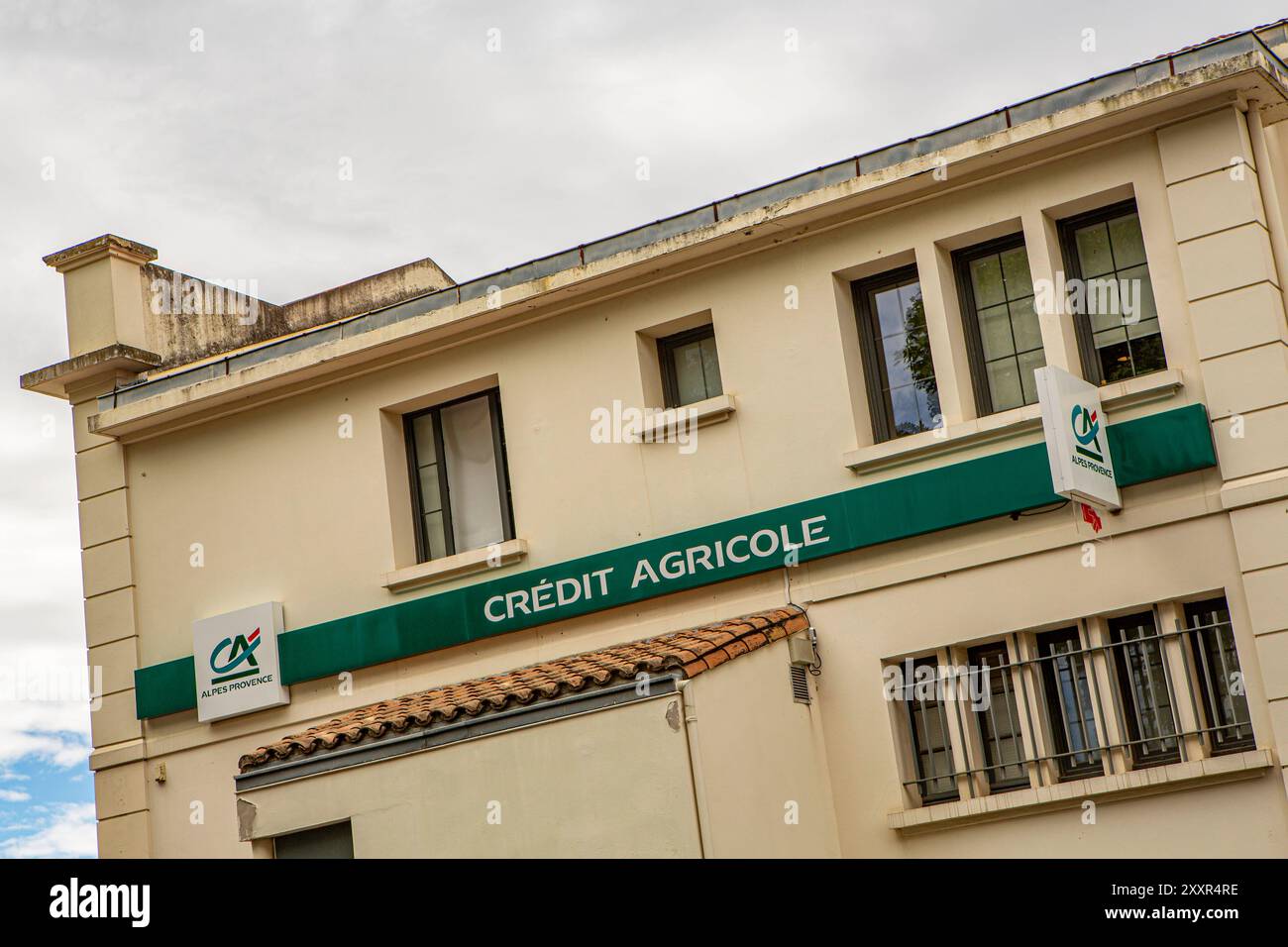 Filale der Bank Credit Agricole in Saint-Remy-de-Provence. CrÃ dit ...