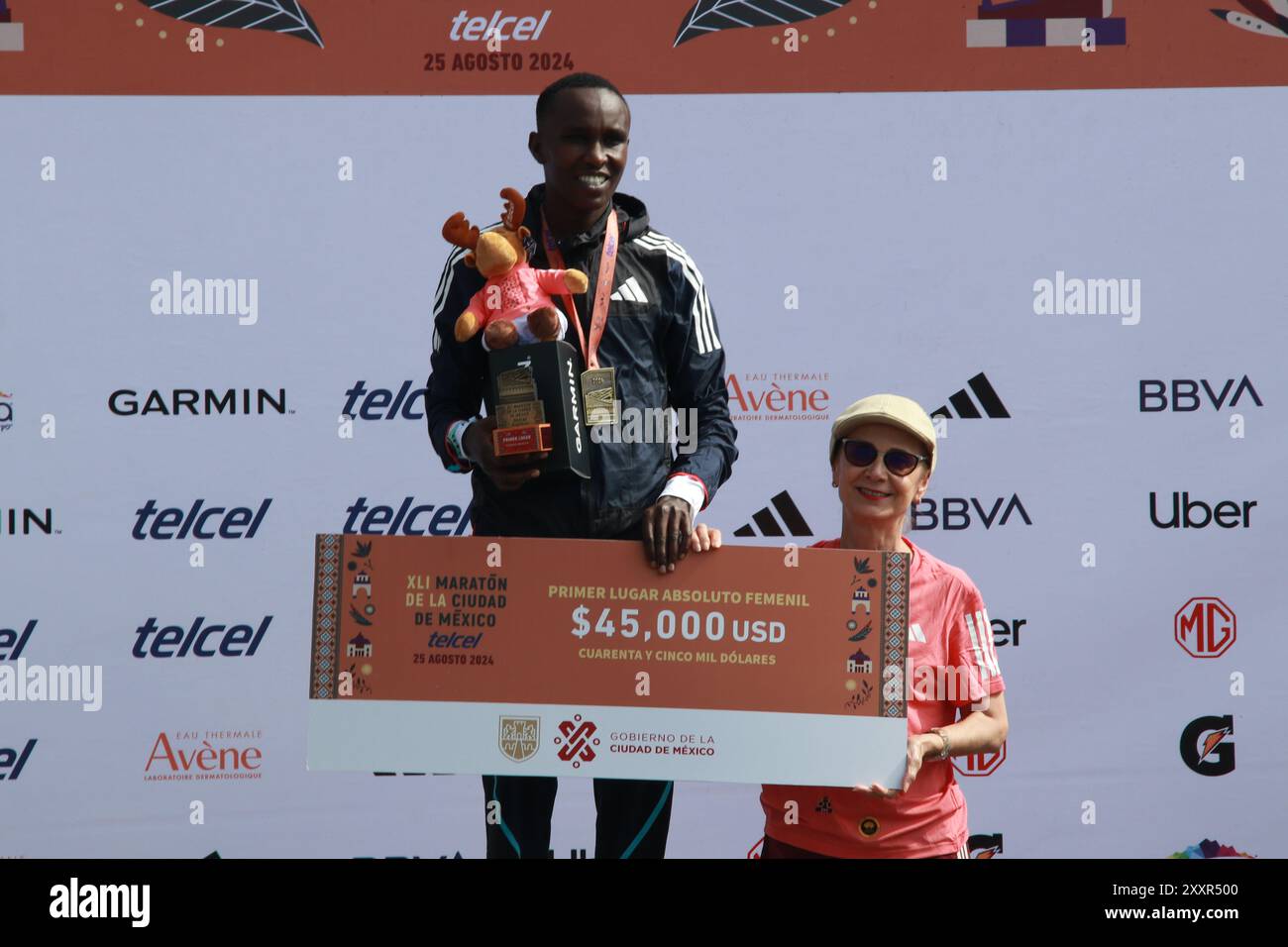 Mexico City, Ciudad de Mexico, Mexico. 25th Aug, 2024. Fancy Chemutai ...