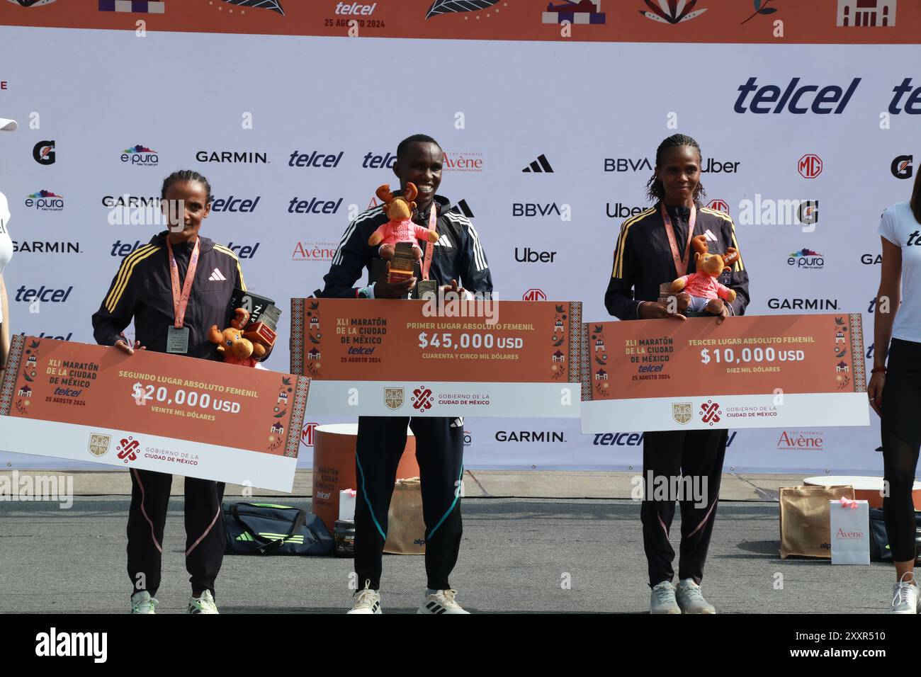 August 25, 2024, Mexico City, Ciudad de Mexico, Mexico: (L-R) Shitaye ...