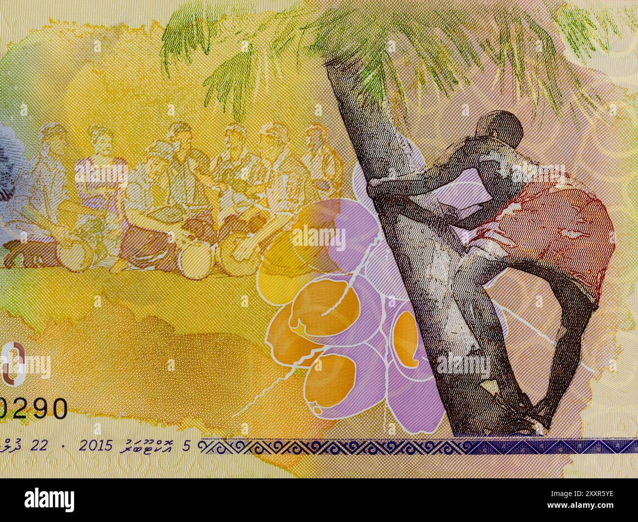 Portrait of Men & women playing traditional drums and Toddy tapper from ...