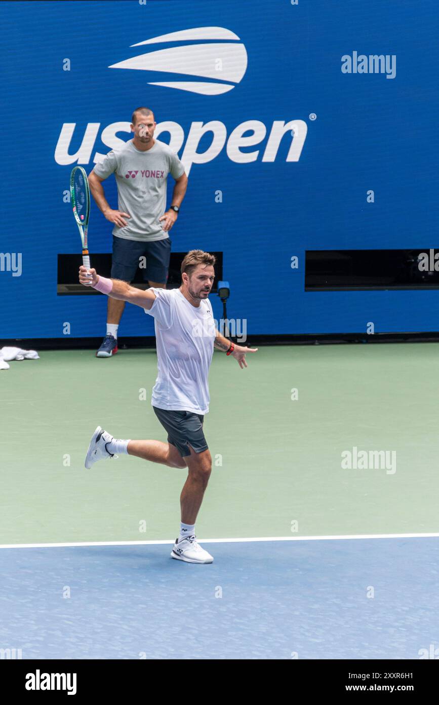 Flushing NY, USA. 24th Aug, 2024. US Open 2024 Arthur Ashe Kids’ Day ...