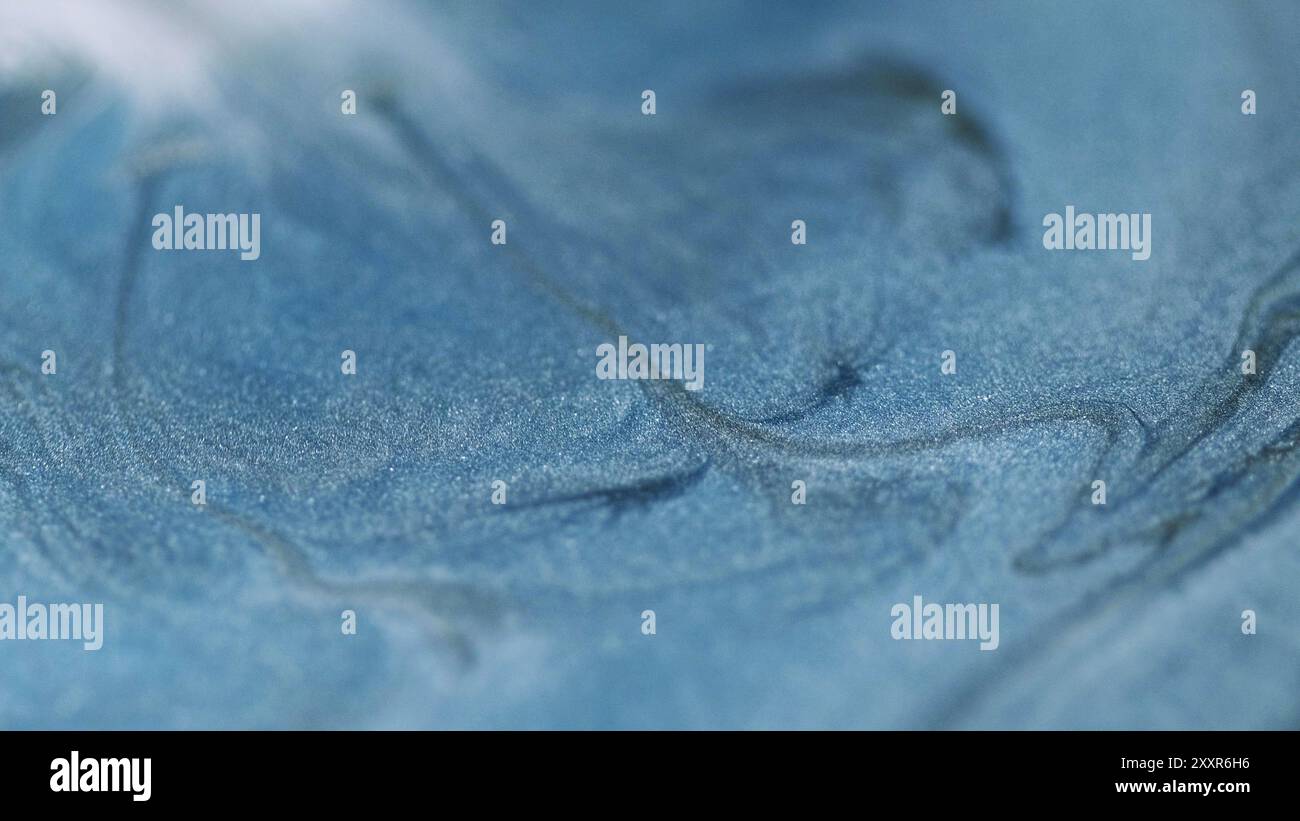 Sparkling liquid. Defocused fluid. Blur blue color shimmering texture ...