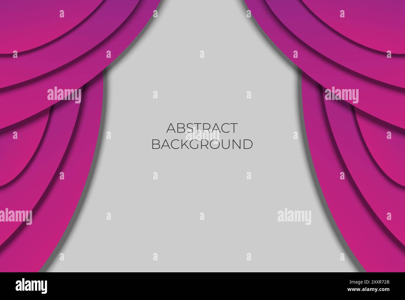 Abstract Paper with Red Pink Curtain Background. Vector Illustration ...