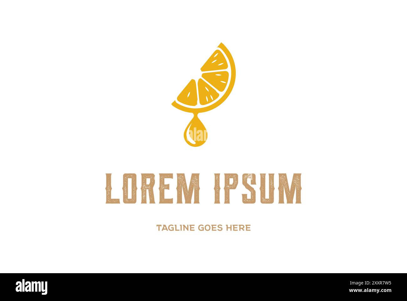 Fresh Fruit Orange Lemon Lime Cut Slice Extract Logo Design Vector ...