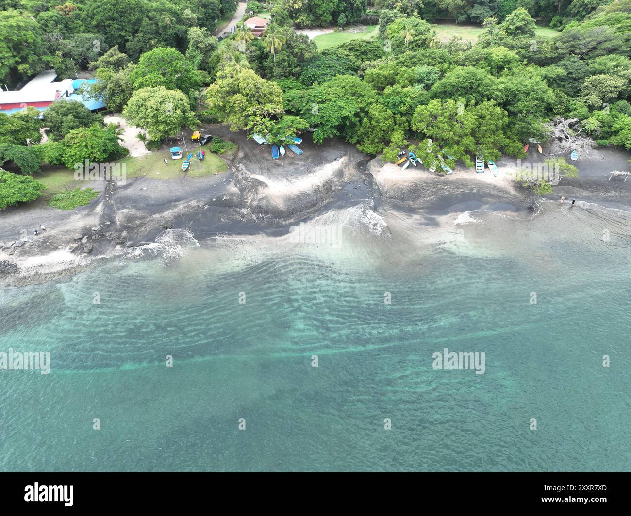Aerial View of Ocotal Beach near Playas del Coco in Guanacaste, Costa ...