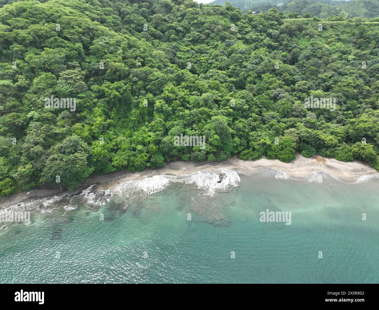 Aerial View of Ocotal Beach near Playas del Coco in Guanacaste, Costa ...