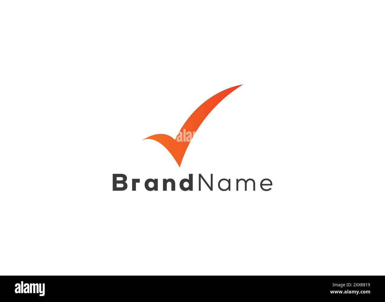 Minimalist and modern check mark logo design template Stock Vector ...