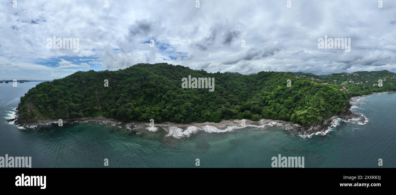 Aerial View of Ocotal Beach near Playas del Coco in Guanacaste, Costa ...