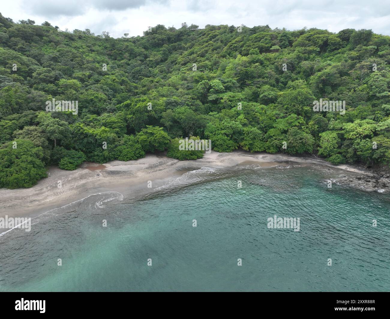 Aerial View of Ocotal Beach near Playas del Coco in Guanacaste, Costa ...