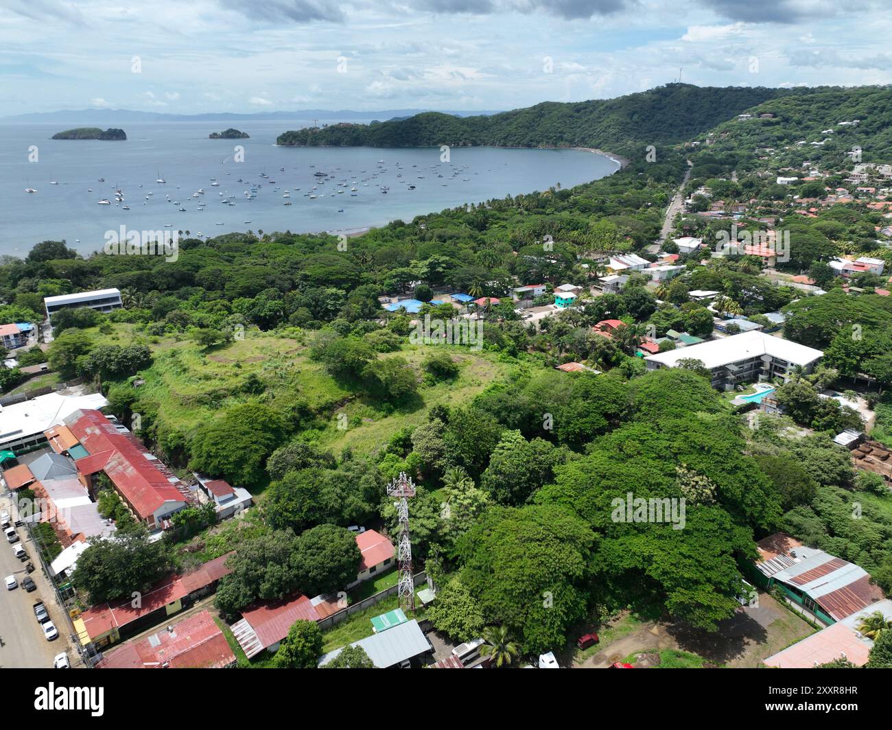 Aerial View of Coco Beach in Guanacaste, Costa Rica Stock Photo - Alamy