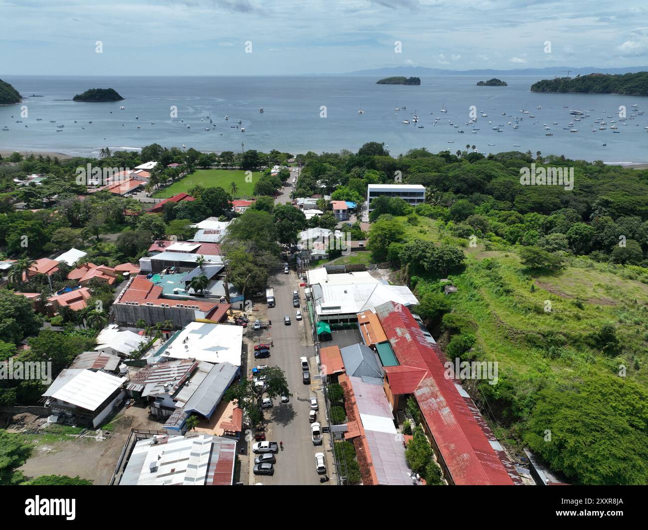 Aerial View of Coco Beach in Guanacaste, Costa Rica Stock Photo - Alamy