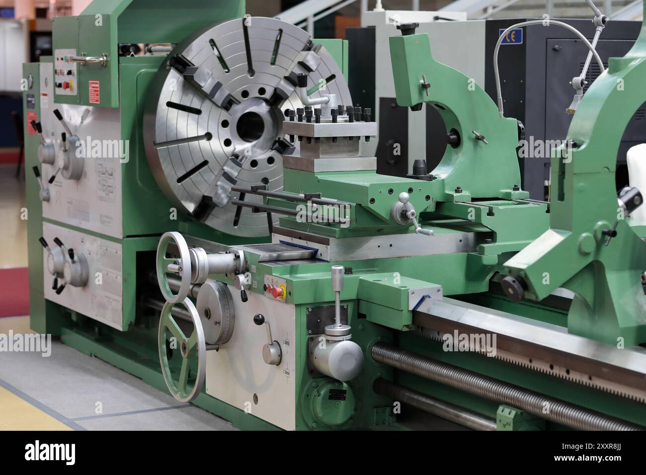 Big turning lathe hi-res stock photography and images - Alamy