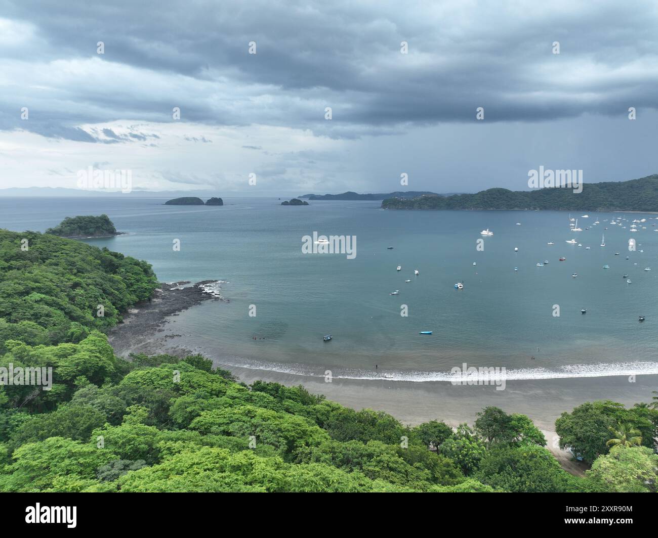 Aerial View of Coco Beach in Guanacaste, Costa Rica Stock Photo - Alamy