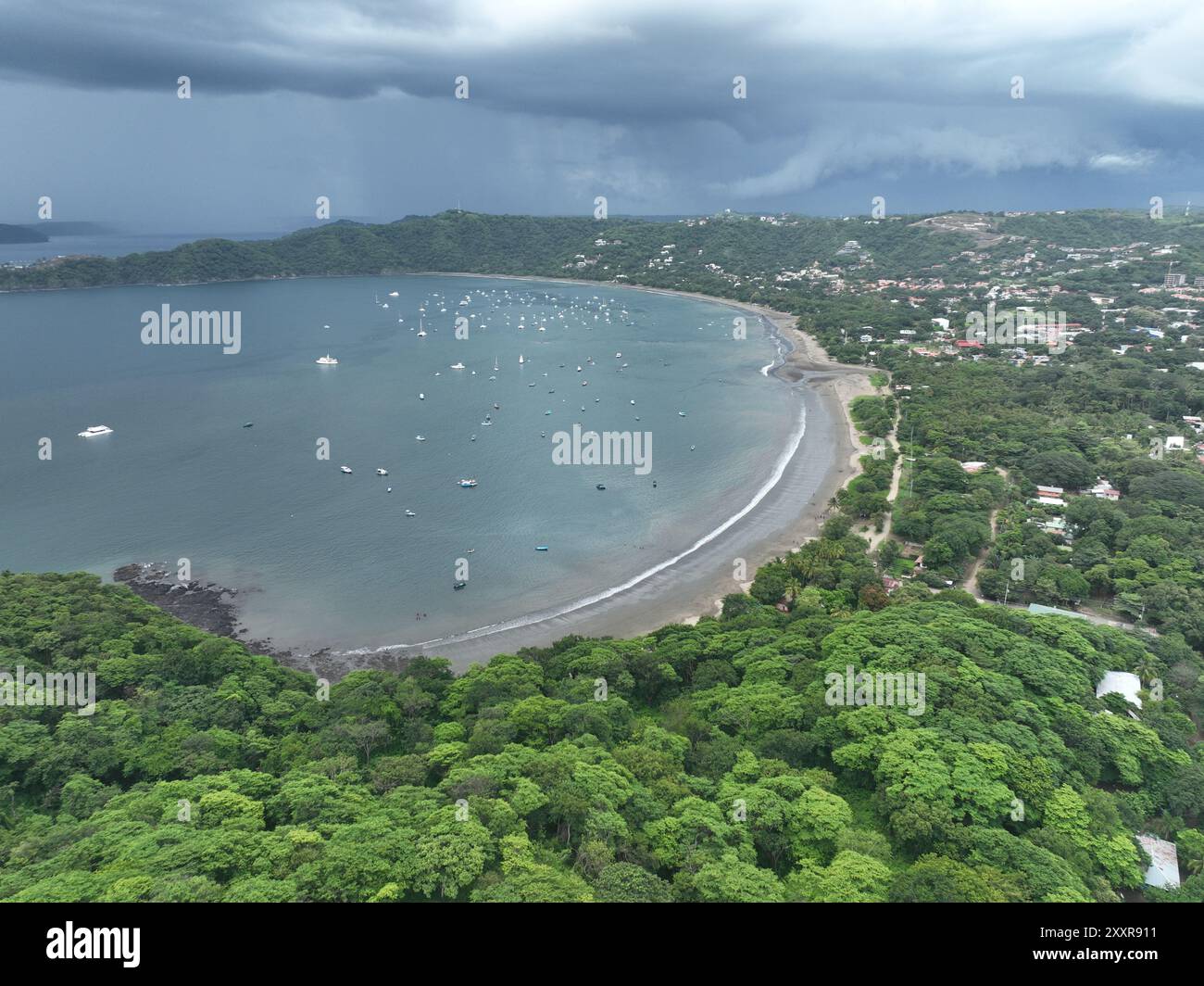 Aerial View of Coco Beach in Guanacaste, Costa Rica Stock Photo - Alamy
