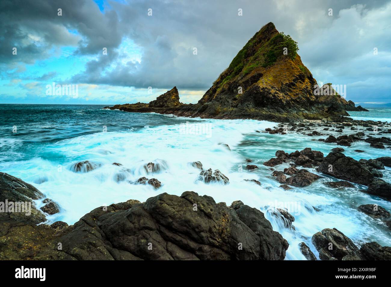 Mawi beach located at Lombok island of Indonesia Stock Photo - Alamy