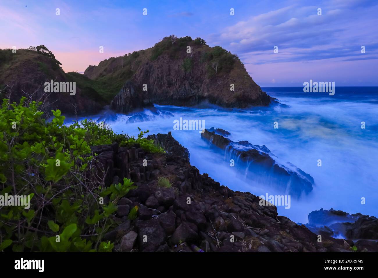 Mawi Beach located at Lombok Island of Indonesia Stock Photo - Alamy