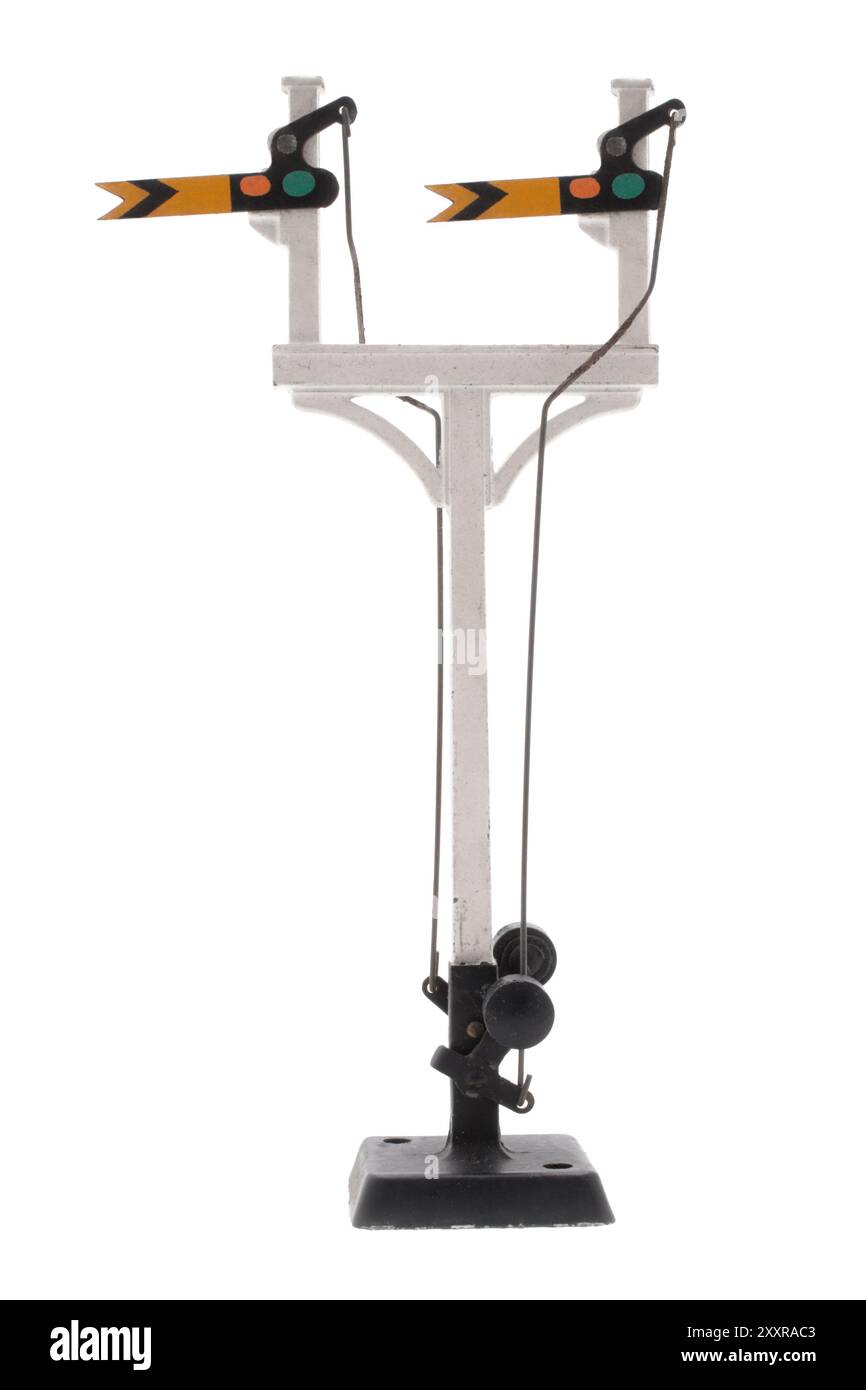 Old Hornby Dublo 5061 semaphore junction signals distant on white ...