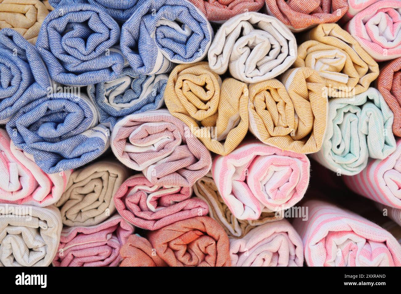 Discover a wide array of Colorful Rolled Fabrics featuring Various ...