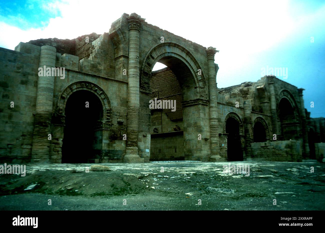 Part of the great temple complex in Hatra, built to worship Shamash ...