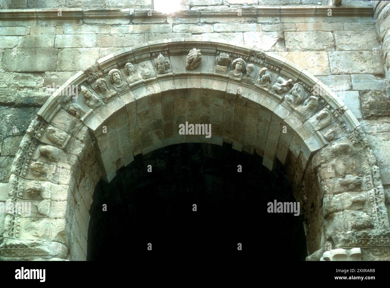 Masks of various gods worshipped in Hatra, c.2-3CE Mesopotamia, Sun ...