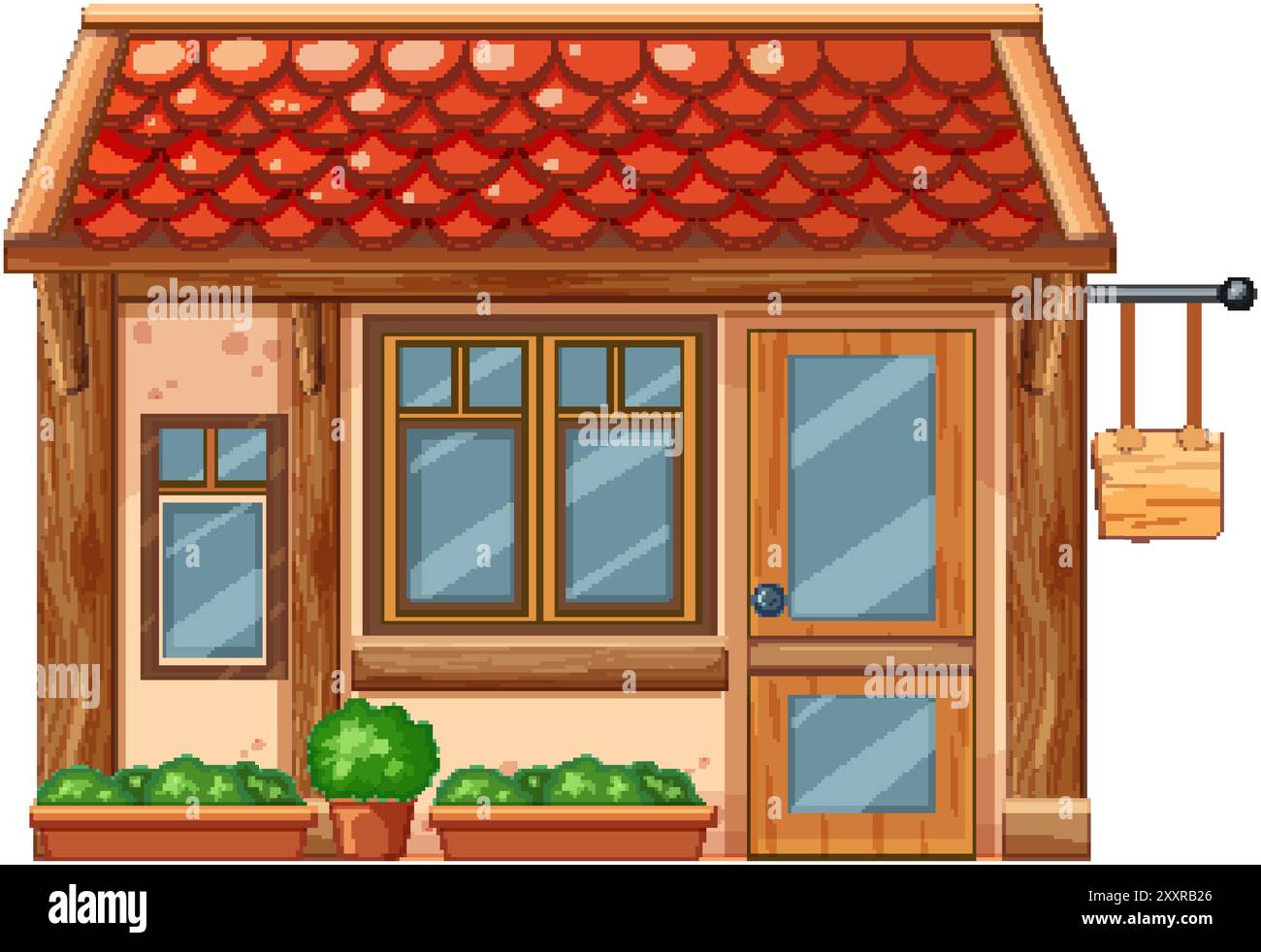 Small rustic sign Stock Vector Images - Alamy