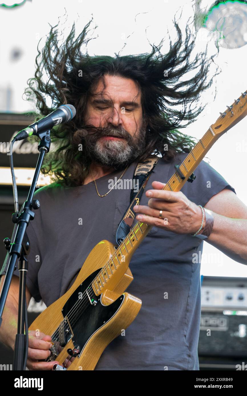 Seattle, USA. 25 Aug, 2024. The iconic band Dinosaur Jr. headlining the ...
