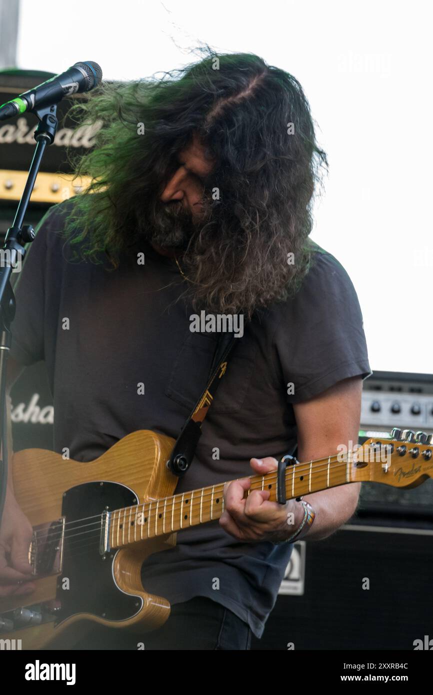 Seattle, USA. 25 Aug, 2024. The iconic band Dinosaur Jr. headlining the ...